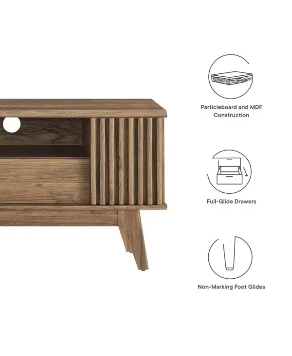 MODWAY Eudora 60 Tv Stand - Walnut