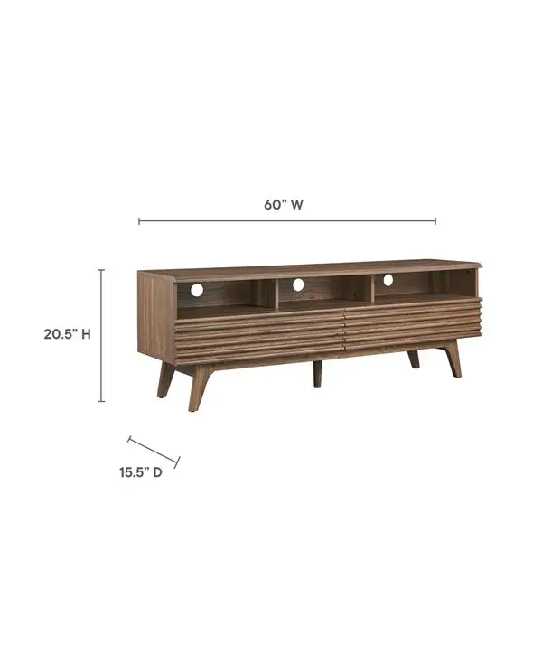 MODWAY Render 60 Tv Stand - Walnut
