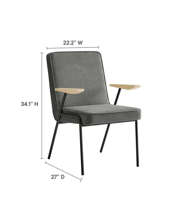 MODWAY Vista Dining Armchair - Slate