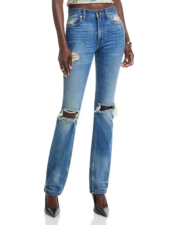 Brandon Maxwell Riggs High-rise Cigarette Jeans