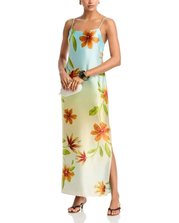 MILLY Lily Printed Slip Dress