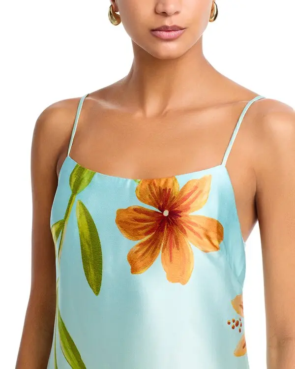 MILLY Lily Printed Slip Dress