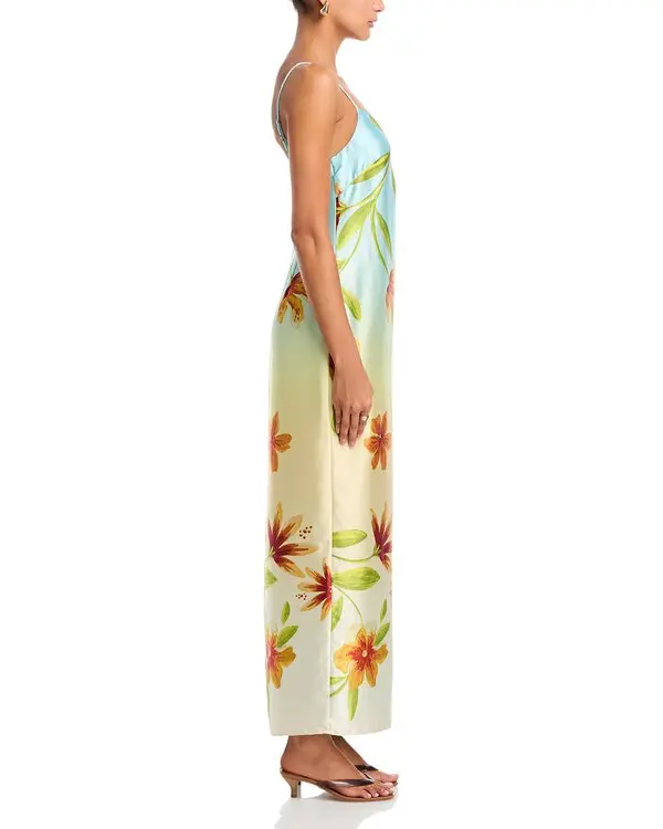MILLY Lily Printed Slip Dress