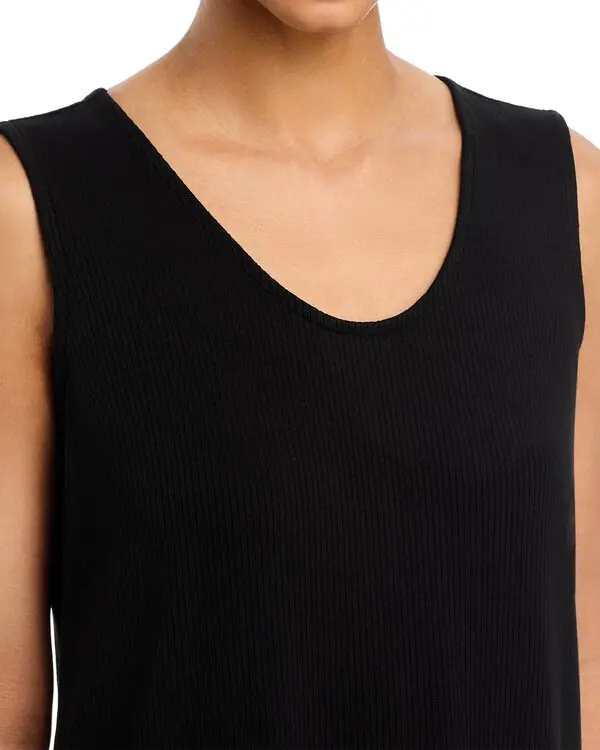 Eileen Fisher Curved V-neck Oval Dress