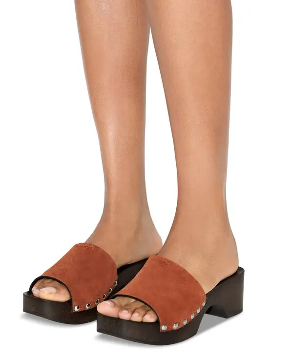 Tory Burch Clog Sandals - Sequoia