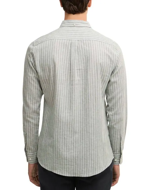 Barbour Nelson Stripe Pocket Shirt - Bleached Olive