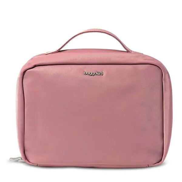 BAGGALLINI Lenox Toiletry Kit - Mauve Twill