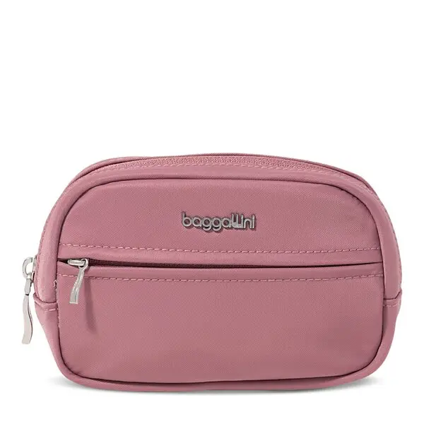 BAGGALLINI Nomad Cosmetic Pouch - Mauve Twill