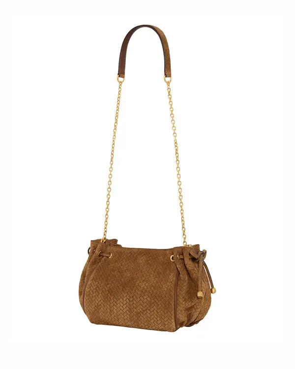 Gerard Darel Le Mini 24 Suede Crossbody