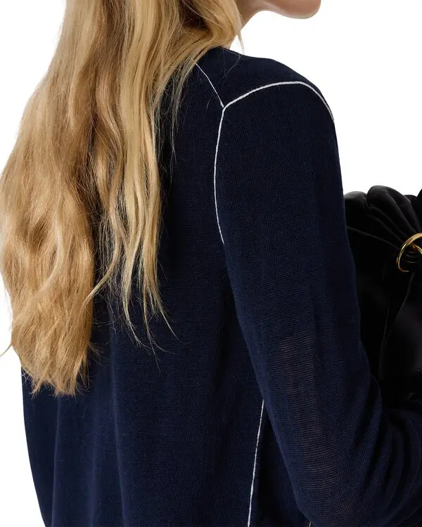Gerard Darel Lorys Buttoned Cardigan - Navy