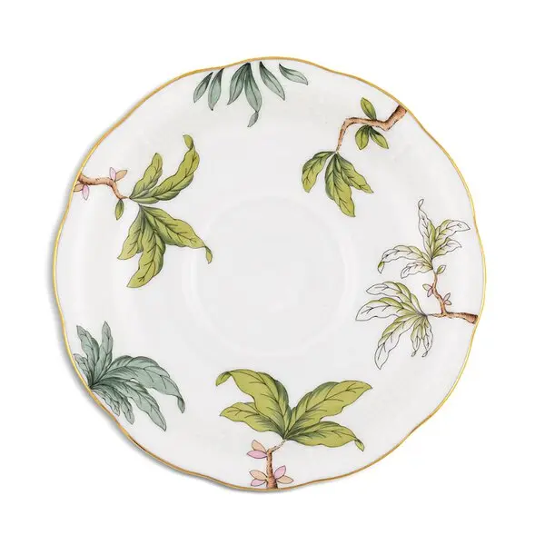 HEREND Porcelain Tea Saucer - Multi
