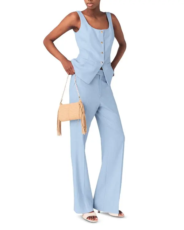 Maje Pigalue Pleated Suit Pants