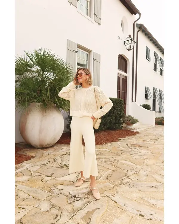Splendid X Cj Open Stitch Cardigan Sweater