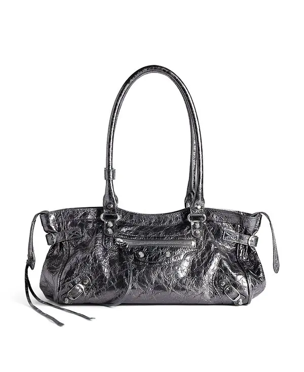Balenciaga Le City East-west Bag - Steel Grey