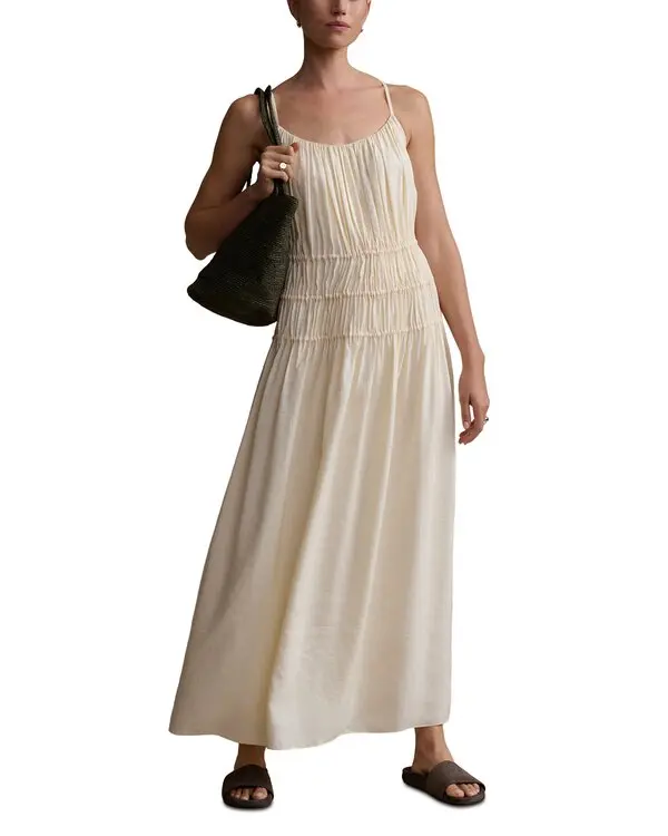 Jenni Kayne Wynn Smocked Dress - Cream