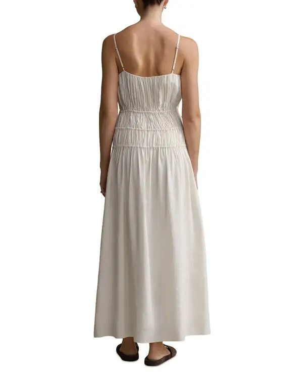 Jenni Kayne Wynn Smocked Dress - Cream