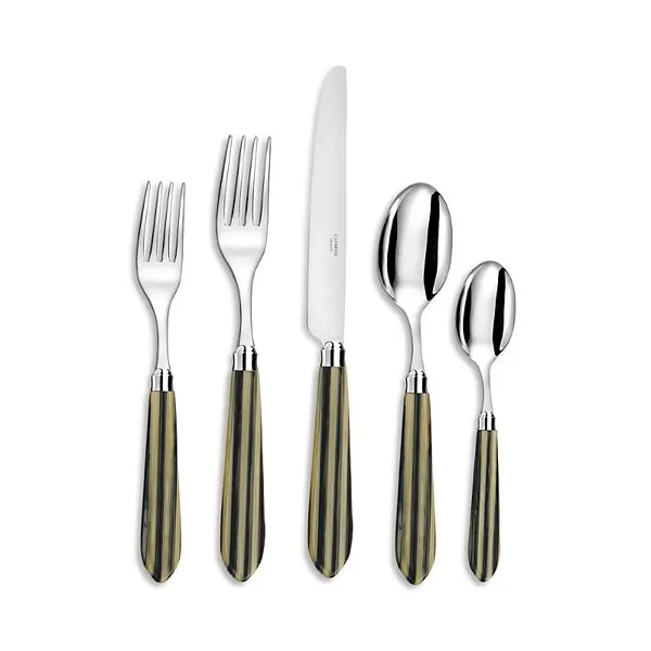 CAPDECO Omega 5 Piece Place Setting - Stone