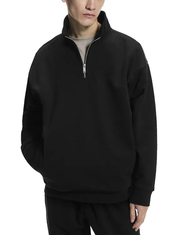 On Club Collective Quarter Zip Sweatshirt - Black