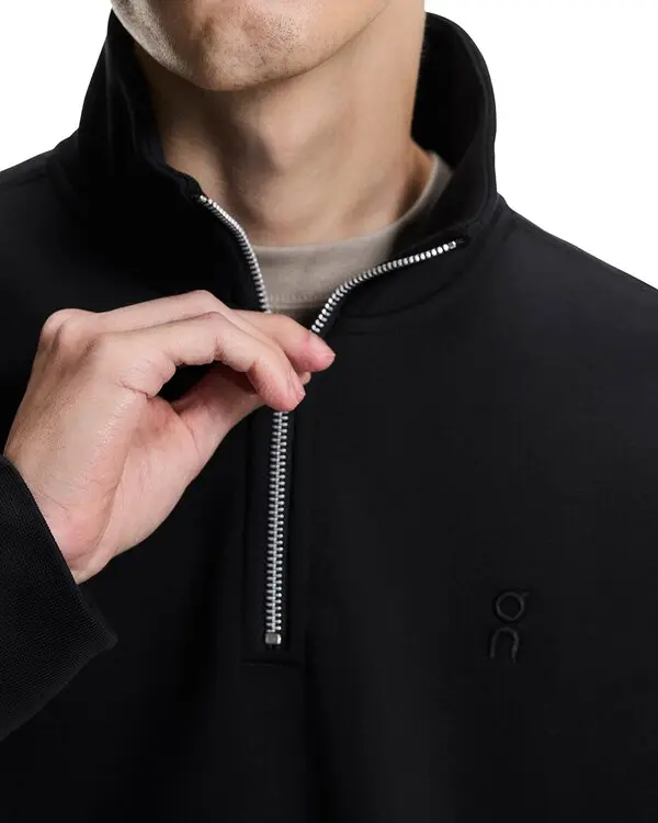 On Club Collective Quarter Zip Sweatshirt - Black