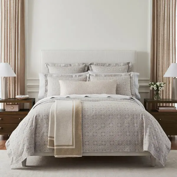 SFERRA Maiolica Sateen Jacquard Euro Sham Exclusive