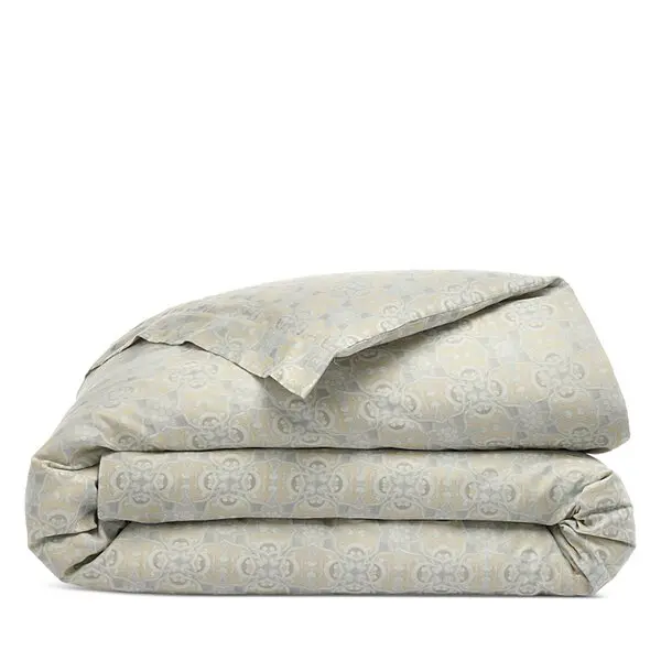 SFERRA Maiolica Sateen Jacquard Duvet Cover, King Exclusive - Sand