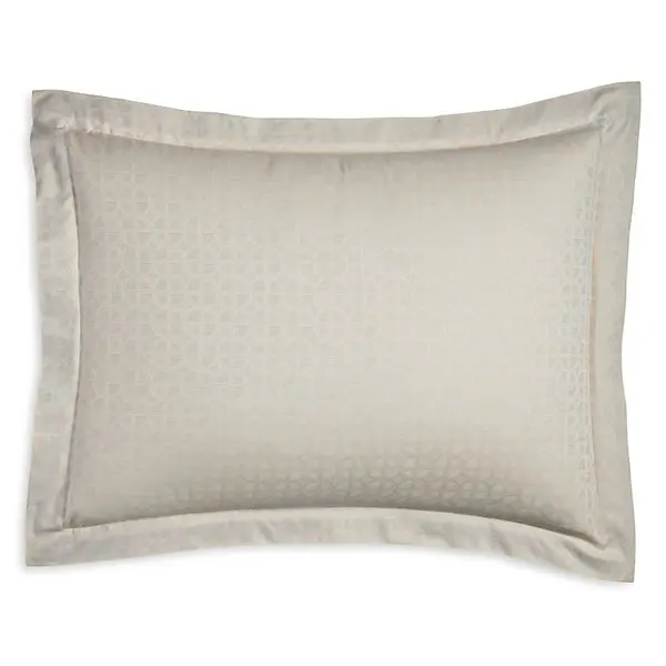 SFERRA Albarella Sateen Jacquard Sham, King Exclusive - Beige