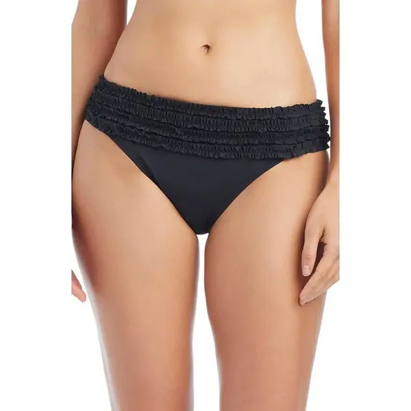 ROD BEATTIE Banded Hipster Bikini Bottoms - Black