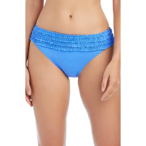 ROD BEATTIE Banded Hipster Bikini Bottom - Periwinkle