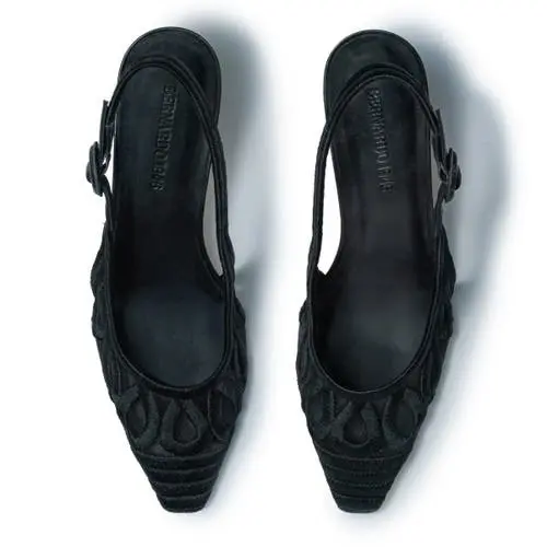 Bernardo Madinah Slingback Pumps - Black