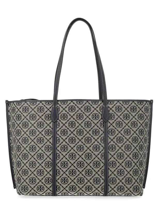 Tory Burch T Monogram Tote Bag - Blue