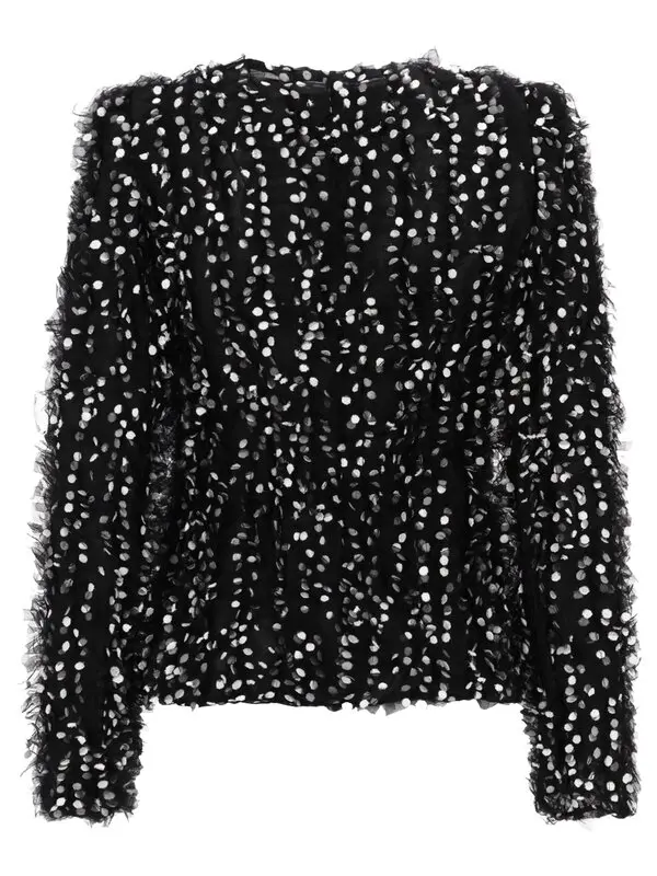 Nina Ricci Polka Dot Embroidered Jacket