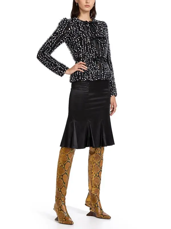 Nina Ricci Polka Dot Embroidered Jacket