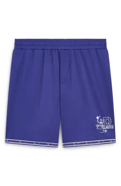 DIADORA Legacy Embroidered Piqué Soccer Shorts