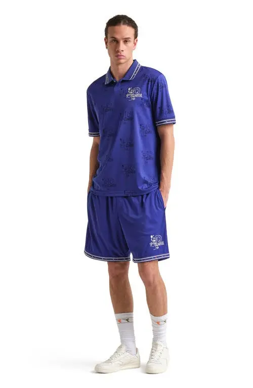 DIADORA Legacy Embroidered Piqué Soccer Shorts