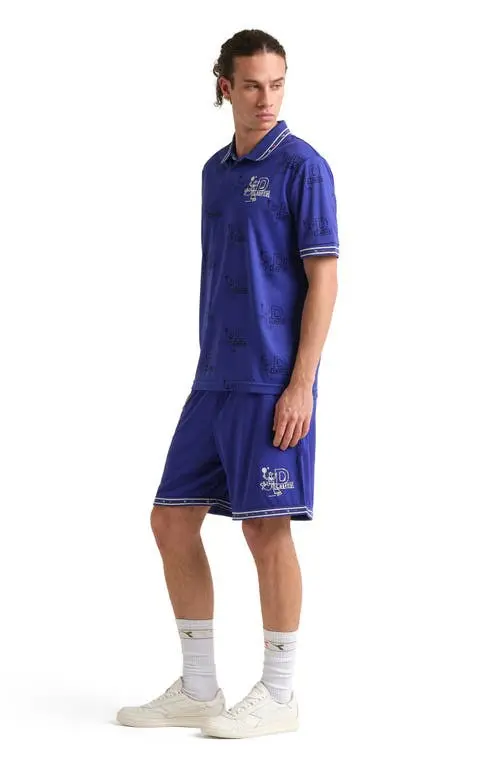 DIADORA Legacy Embroidered Piqué Soccer Shorts