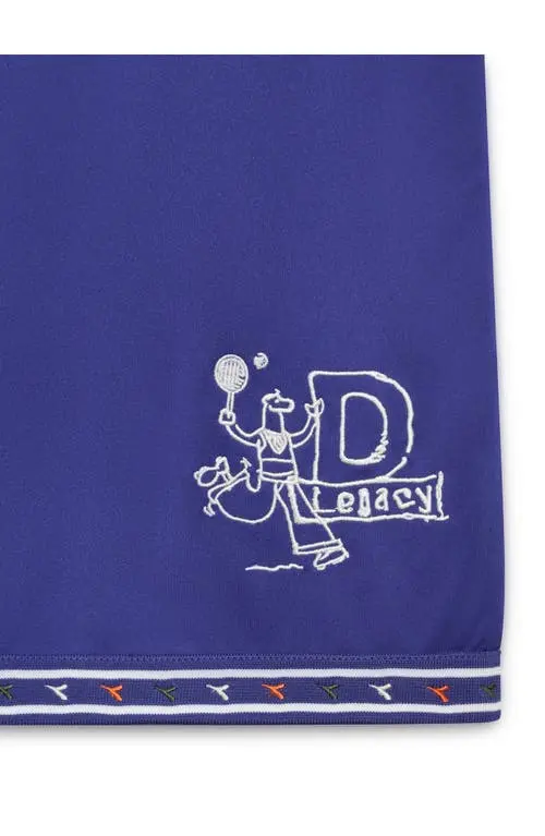 DIADORA Legacy Embroidered Piqué Soccer Shorts