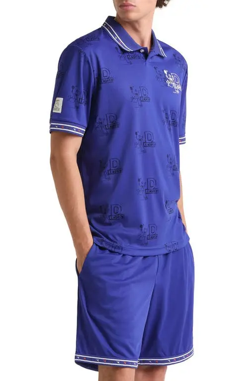 DIADORA Legacy Embroidered Piqué Polo - Navy