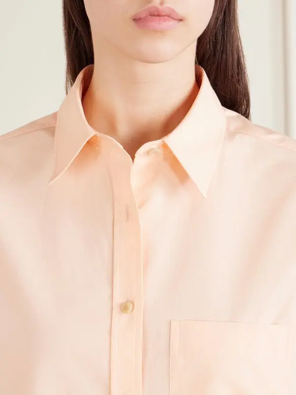 Khaite Newton Cotton-poplin Shirt