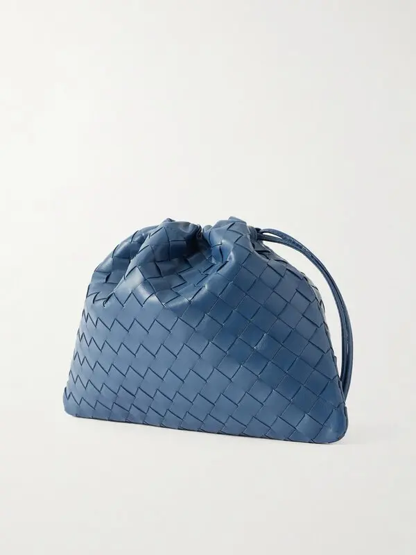 Bottega Veneta Dustbag Intrecciato Leather Pouch