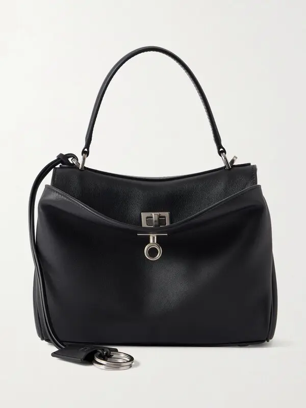 Balenciaga Rodeo Mini Leather Tote - Black