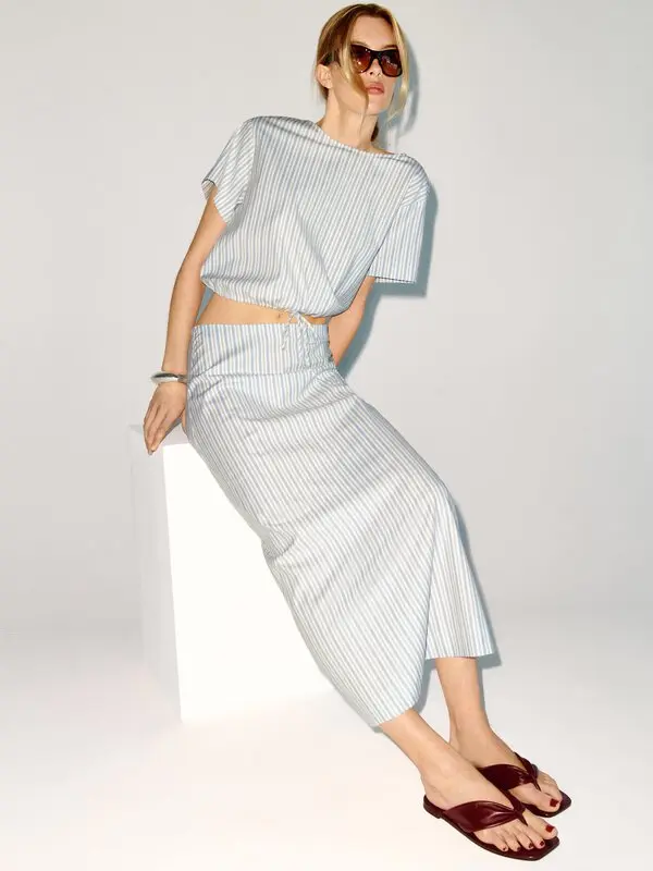 REFORMATION Two Piece Pajama Set