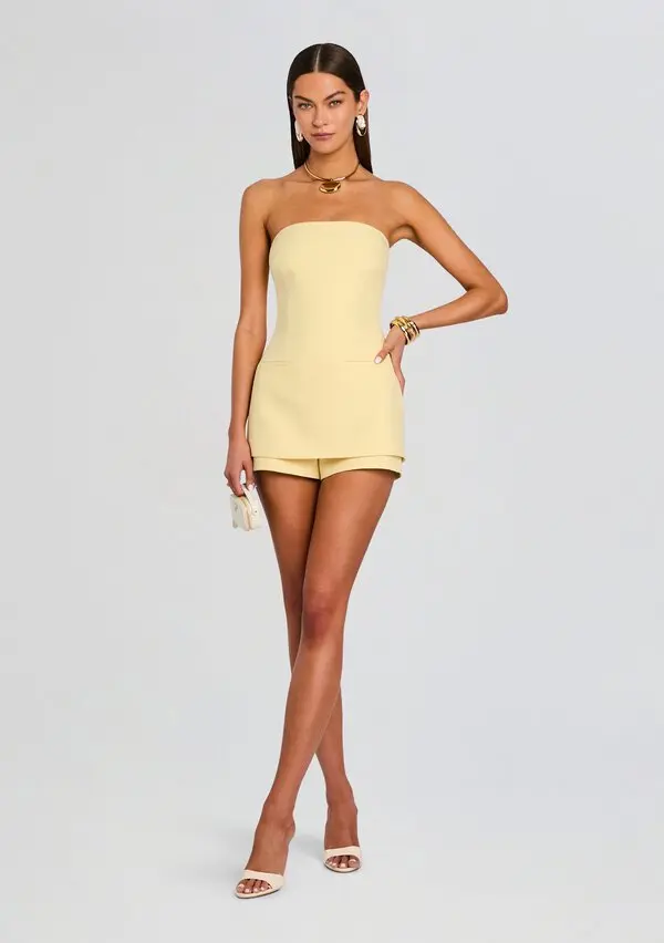 SEROYA Marsha Romper - Butter