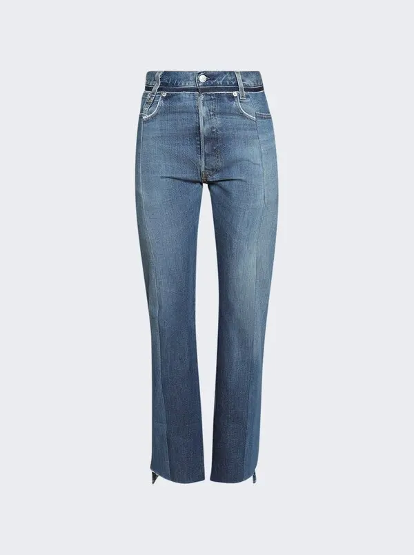 Vetements Iconic Cut-up Jeans Vintage Light Blue