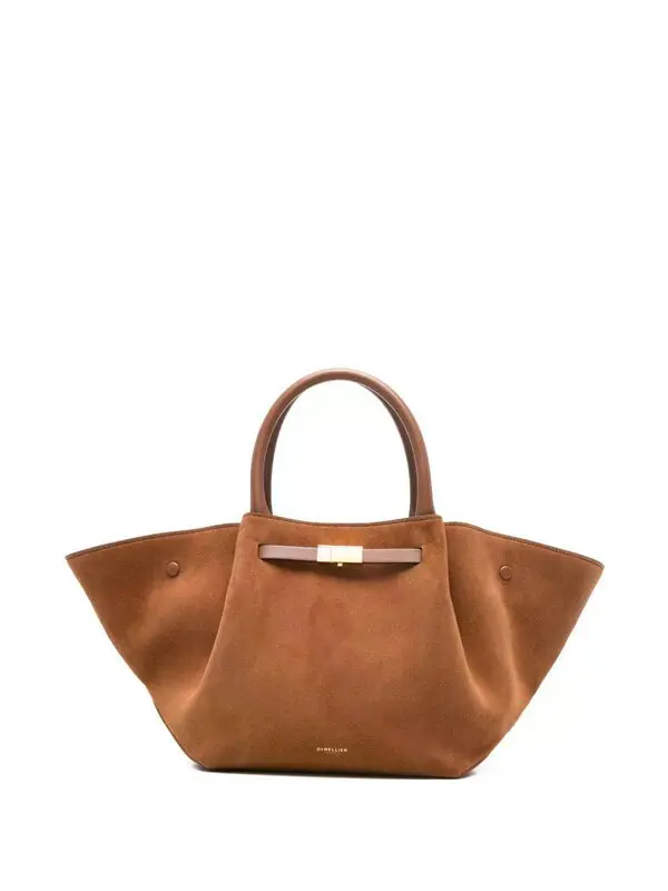 DEMELLIER Medium New York Buckled Tote Bag - Brown