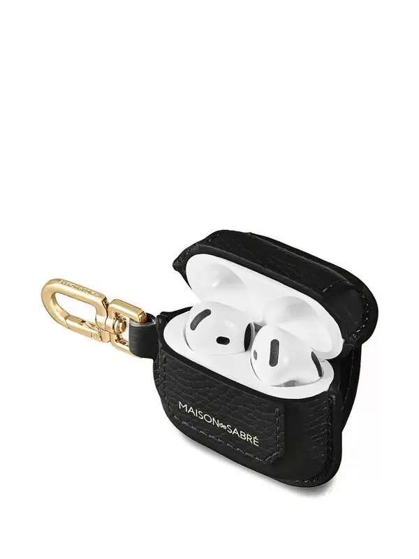 MAISON DE SABRE Leather Airpods 4 Keyring Case