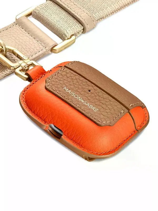 MAISON DE SABRE Leather Airpods Pro 3 Keyring Case