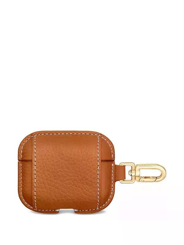 MAISON DE SABRE Leather Airpods Pro 3 Keyring Case - Brown