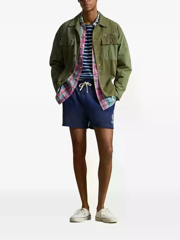 Polo Ralph Lauren Graphic-print Drawstring Shorts