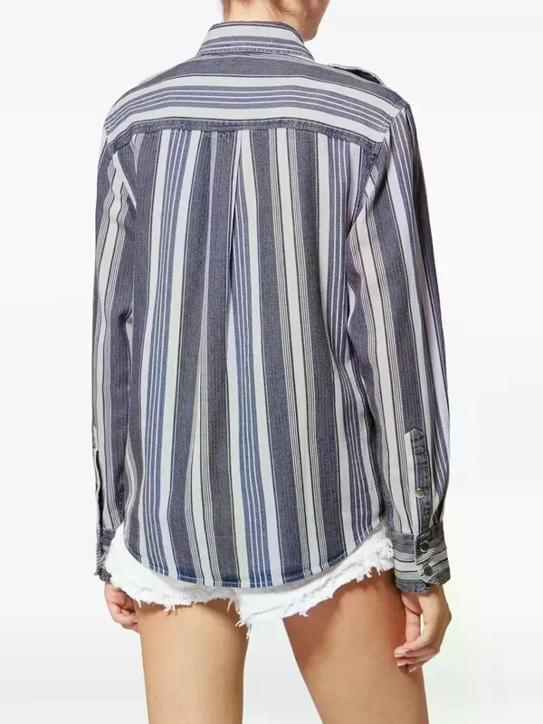 MARANT ETOILE Gelva Striped Shirt - Blue