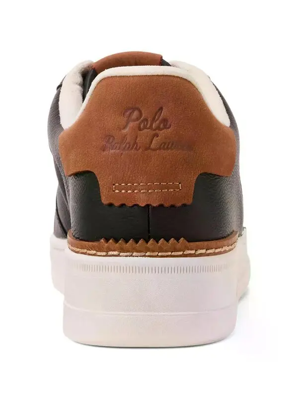 Polo Ralph Lauren Logo-detail Leather Sneakers